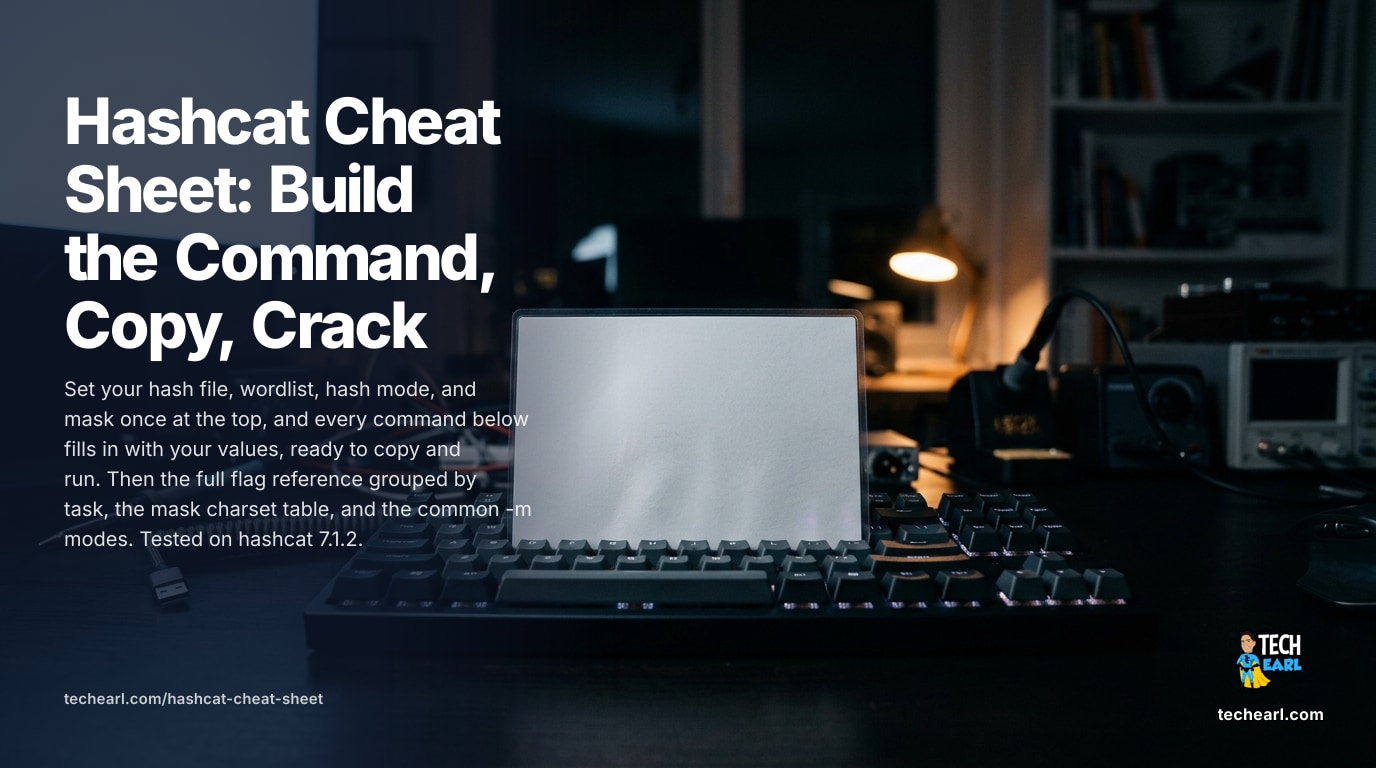Hashcat Cheat Sheet: Every Command and Flag (Interactive)